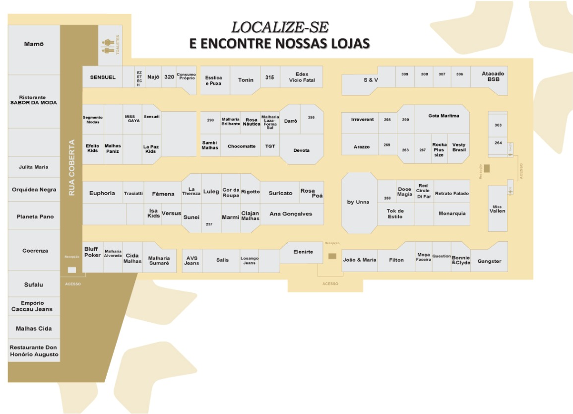 Mapa do Shopping | Shopping Atacadista | Farroupilha - RS
