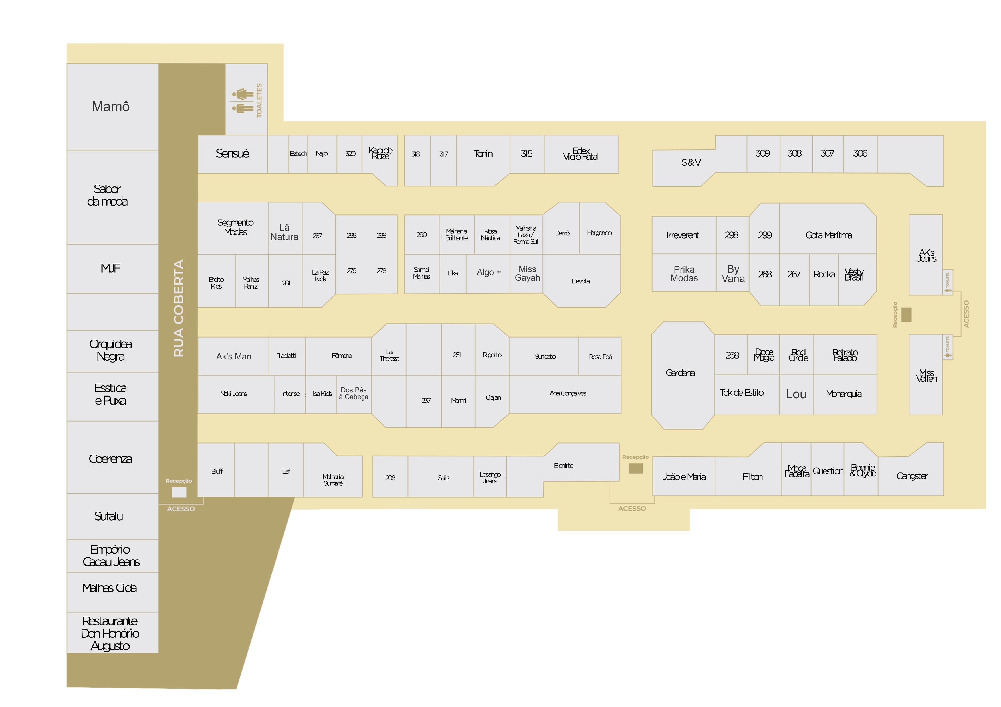 Mapa do Shopping | Shopping Atacadista | Farroupilha - RS